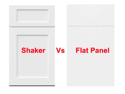 Shaker Style Cabinets Vs Flat Panel Cabinets: Know The Difference | AJ ...